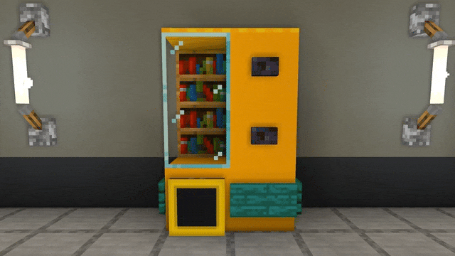 Simple vending machine by JotBot | Minecraft Build Tutorial